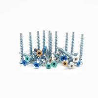 China Straight Trimming Hexagonal Wood Tooth Screws Countersunk Roller Coaster Thread for sale
