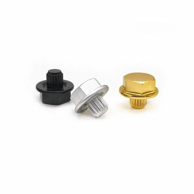 China Crown Processing Aluminum Alloy Straight Screw Custom 6063 Automobile Wheel Hub Nail for sale