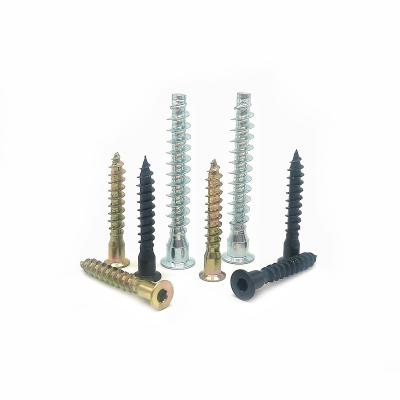 China Hexagon Countersunk Head Self-Tapping Screws For Straight-Trimming Kitchen Cabinet Bolts for sale