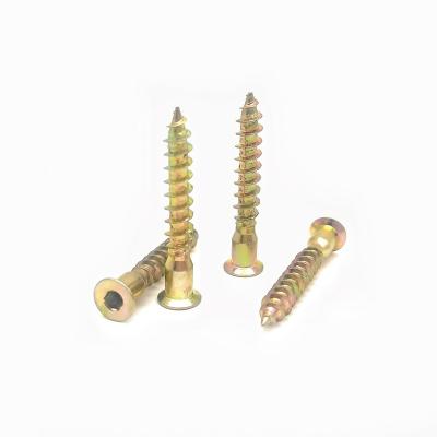 China Hexagon Self-Tapping Cross-Wire Straight Repair Screws Olor Paint Countersunk for sale