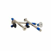 China Custom Hexagon Dispensing Screws Coated With Blue Glue Bolts Anti-Oil for sale