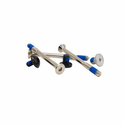 China Custom Hexagon Dispensing Screws Coated With Blue Glue Bolts Anti-Oil for sale