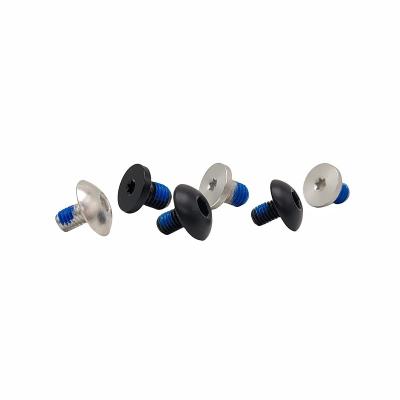 China Sample Custom Plum Glue Screw Hexagon External Blue Glue Locking Bolt for sale