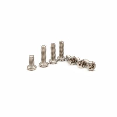 China Custom Pan Head Precision Mechanical Screw Crown Machining Stainless Steel Cross for sale