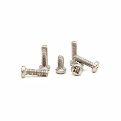 China Custom Stainless Steel Cross Pan Head Screws Precision Mechanical Screws for sale