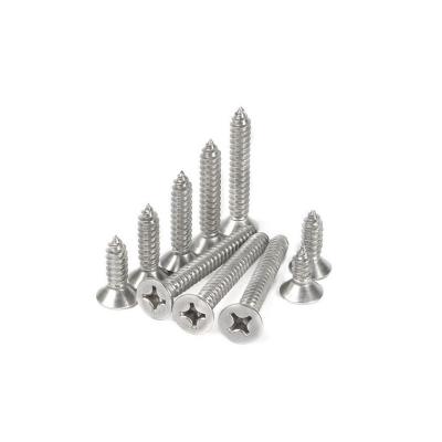 China 304 Stainless Steel Recessed Self-Tapping Screw Countersunk Cross M5 M6 M8 for sale