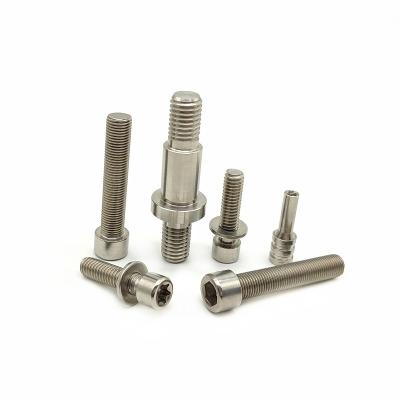 China Crown Standard Machining Stainless Steel Spring Screw Full Tooth External Hexagon Bolt for sale