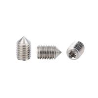 China Factory Wholesale Custom Cut Slotted Positioning Screws Slotted Tip Machine Meter Screws for sale