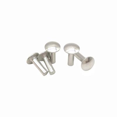China Large Flat Head Solid Rivet Semi-Round Head for sale