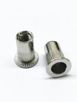 China Tooth Pattern Blind Hole Nut Zinc Nickel Alloy In Aerospace Automobile Decoration for sale
