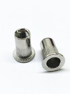 China Tooth Pattern Blind Hole Nut Zinc Nickel Alloy In Aerospace Automobile Decoration for sale