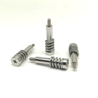 China M2 M2.5 M3 M4 Nickel Plated Cross Spring Screw For Radiator Assembly Fixing Heat Sink Graphics Card Screws for sale