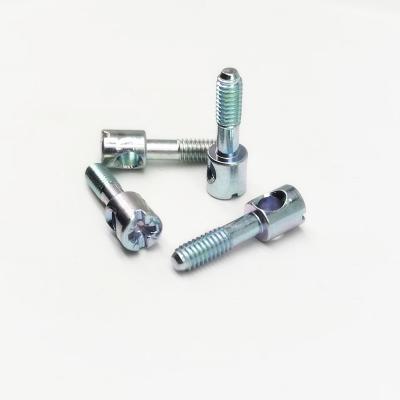 China Lead Sealing Screw Phillips Grooved Hole Screws Galvanized Electric Meter Screw M4*14 for sale