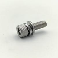 China Non-standard A4-80 Triple Security Cap Screws For Public Infrastructure Black Oxide Finish Hex Socket Guanbiao Hardware for sale