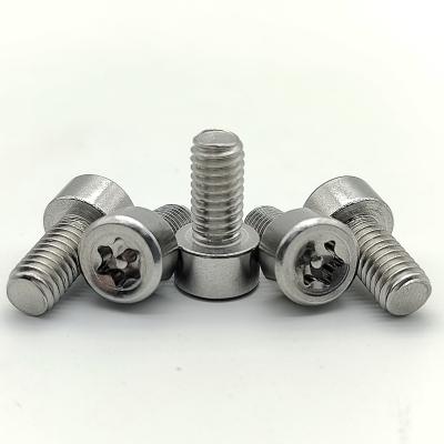 China M10 30 Stainless Steel Security Screws Featuring Right Hand Thread Direction Optimized Communication Equipment Security for sale