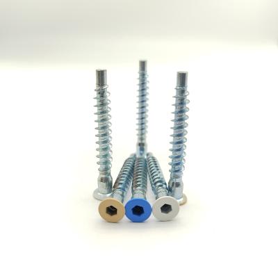 China Stainless Steel M5 Self-Tapping Screws Zinc Plated Flat Head Pack of 100 for sale