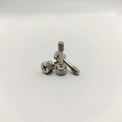 China A2 Stainless Steel Knurled Captive Screws Phillips/Slotted Combo Drive for sale