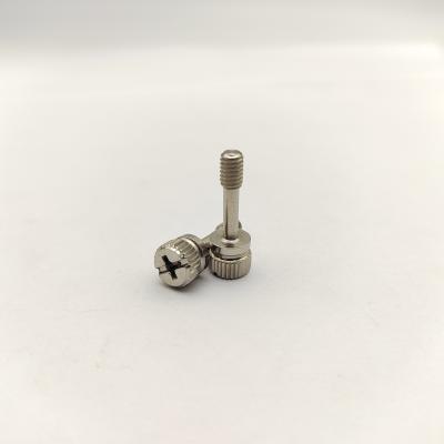 China 316 Stainless Steel Knurled Captive Screws Combo Drive for Medical Equipment for sale
