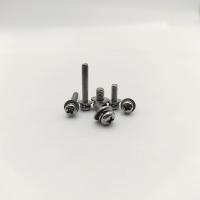 China Phillips Pan Head Screws with Lock Washers Zinc Plated M4-M12 for sale