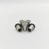 China 316L Stainless Steel Flat Head Semi-Tubular Rivets ISO 15977 for sale