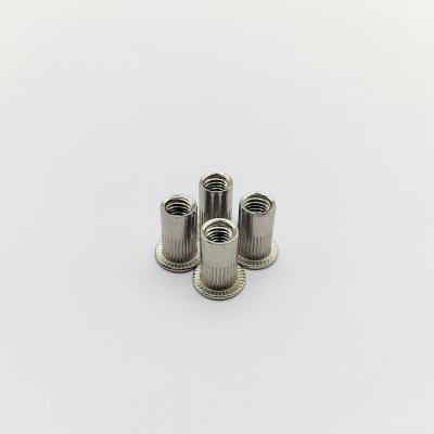 China 316 Stainless Steel Knurled Rivet Nuts M6-M12 for Vibration Resistance for sale