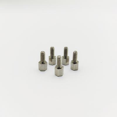 China 316 Stainless Steel #4-40 Hex Standoff Screw 12mm Electropolished for sale