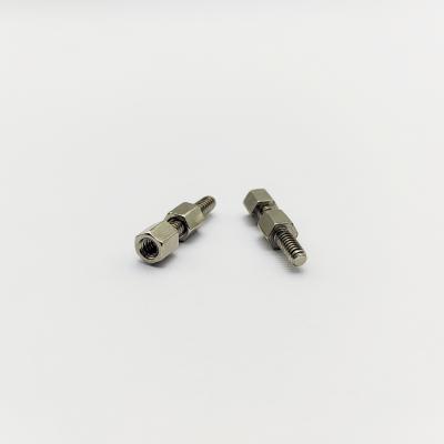 China 304 Stainless Steel #4-40 Hex Standoff Screw 12mm Male-Female Thread for sale