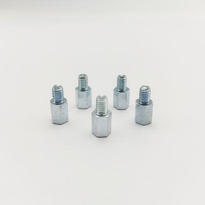 China M4 Hex Standoff Screw 8mm Stainless Steel Blue-Zinc Plated for sale