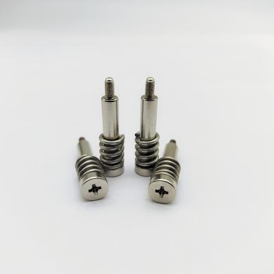 China M3 Shoulder Spring Screws 34mm Zinc Plated for Automation for sale