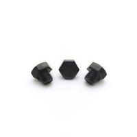 China M8x1.25mm Stainless Steel Hex Bolt 12.3mm Black Electroplated for sale