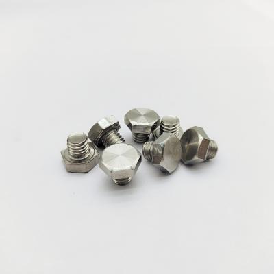 China M8 Chrome Wheel Bolts 12.3mm Length 13mm Hex Head Stainless Steel for sale