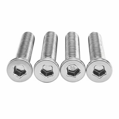 China Stainless Steel Security Screws Featuring External Hexagon Head Bolt Design and Excellent Corrosion Resistance for Durable for sale