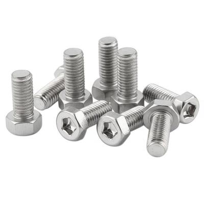 China Electronic Appliances Stainless Steel Lock Screws External Hexagon Robust Secure Fasteners for Electronic Device Assembly for sale