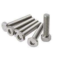 China Customizable Thickness Stainless Steel Security Screws Offering External Hexagon Head Bolt and Good Tensile Strength for Industrial for sale