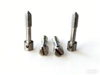 China Coarse Thread Electric Meter Screws Silver 2.0mm Hole Size Robust Fastening Solutions for Electrical Meter Installations for sale