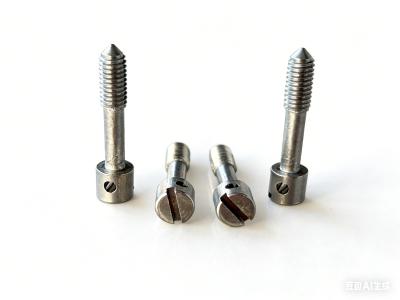 China Coarse Thread Electric Meter Screws Silver 2.0mm Hole Size Robust Fastening Solutions for Electrical Meter Installations for sale