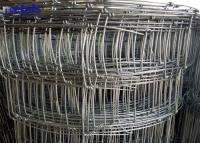 China Galvanized Field Wire Mesh screen Fence Hinged Knot For Cattle 50m for sale