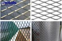 China Customized Aluminium Expanded Metal Mesh Sheets Decorative For Building for sale