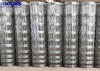 China 50x50mm Galvanized Steel Wire Mesh Fence 6 Ft Height 10 Ft Length Panels for sale