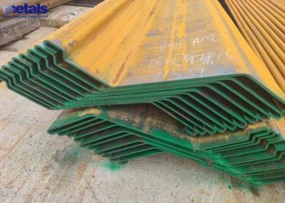 China Hot Rolled Carbon Steel U/Z Sheet Pile for Retaining Walls for sale
