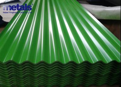 China Gague 28  Corrugated Steel Roofing Sheet Color Coated  PPGI/PPGL  750x2400mm for sale