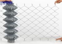 China High Quality 6ft 8ft Diamond Mesh Chain Link Cyclone Wire Fence Hot Dipped Galvanized Wire Fence for sale