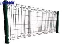 China 3D Curved Welded Wire Mesh Fence Galvanized PVC Coated 50X100MM for sale