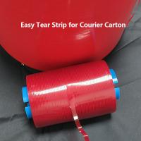 China 3mm PET Easy Open Tear Tape for Courier Bags Courier Envelopes Corrugated Cartons for sale
