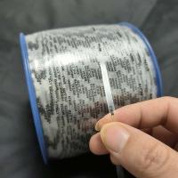 China Waterproof PVC Wire Marking Tape Custom Printing 30mic-60mic for sale