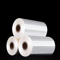 China Transparent Center Fold POF Shrink Film 12-19 Micron for Shampoo Body Wash Packaging for sale