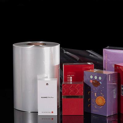 China Center Fold Clear Polyolefin Shrink Film Recyclable 10-18μm for 3C Electronics for sale