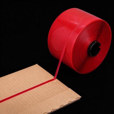 China Red Easy Open Tear Strip Tape For Express Cartons High Adhesion 8mm for sale