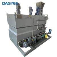 China Three Tanks Polymer PAM Make Up Mixer Chamber Chemical Dosing System for sale