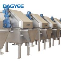 China Compact Externally Mesh Sieve Micro Rotary Fed Drum Screen Filter Manufacturer for sale